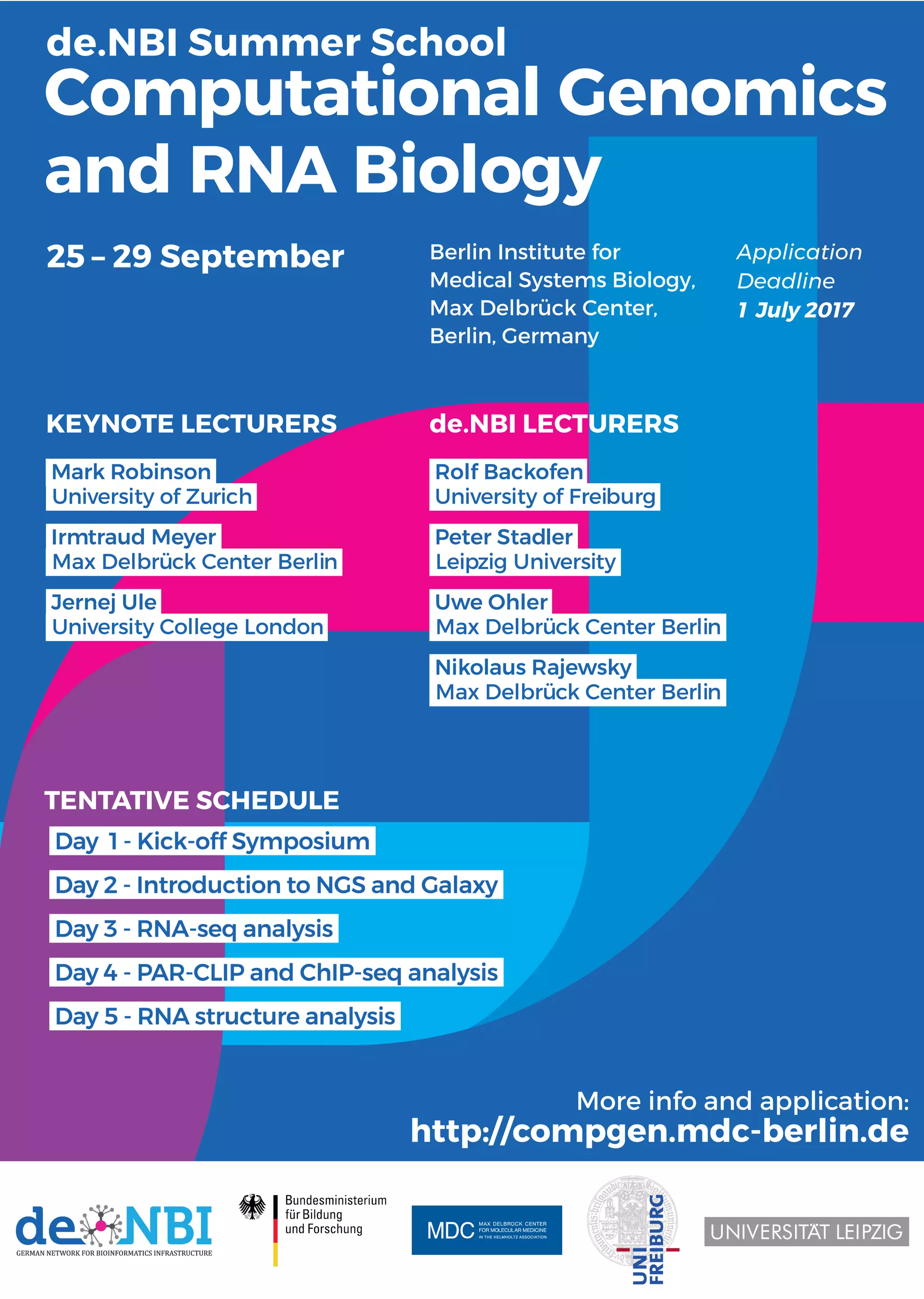 Computational genomics and RNA biology summer school | Berlin | PDF | Biological Sciences | Science