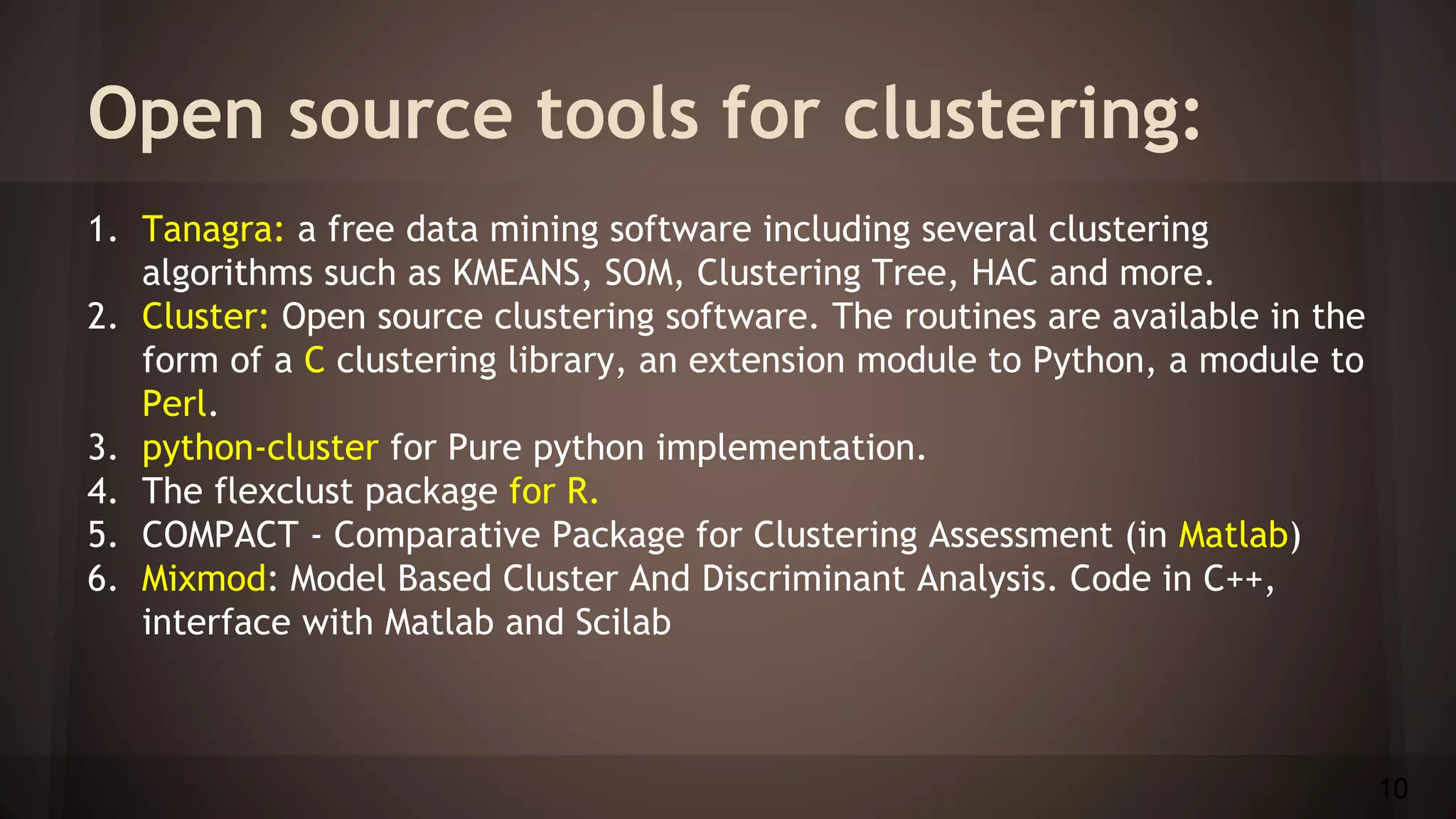 Denclue Algorithm - Cluster, Pe | PPTX