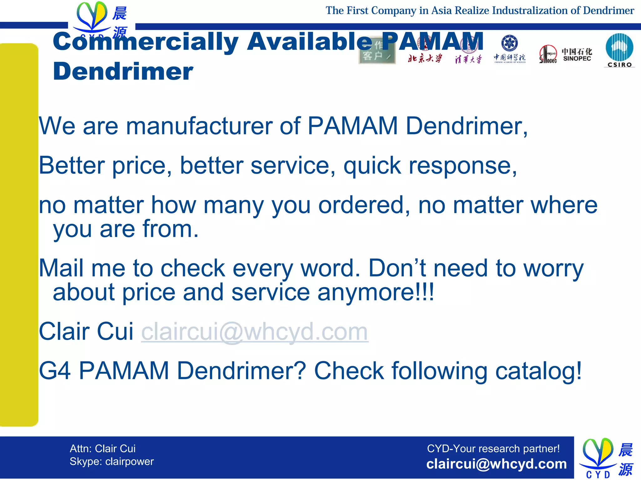 Dendrimer,pamam, hyperbranched polymer commercially available | PPT