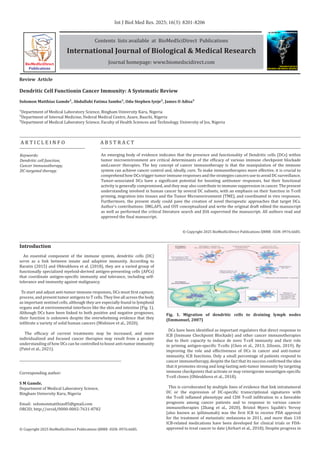 Dendritic Cell Functionin Cancer Immunity A Systematic Review.pdf