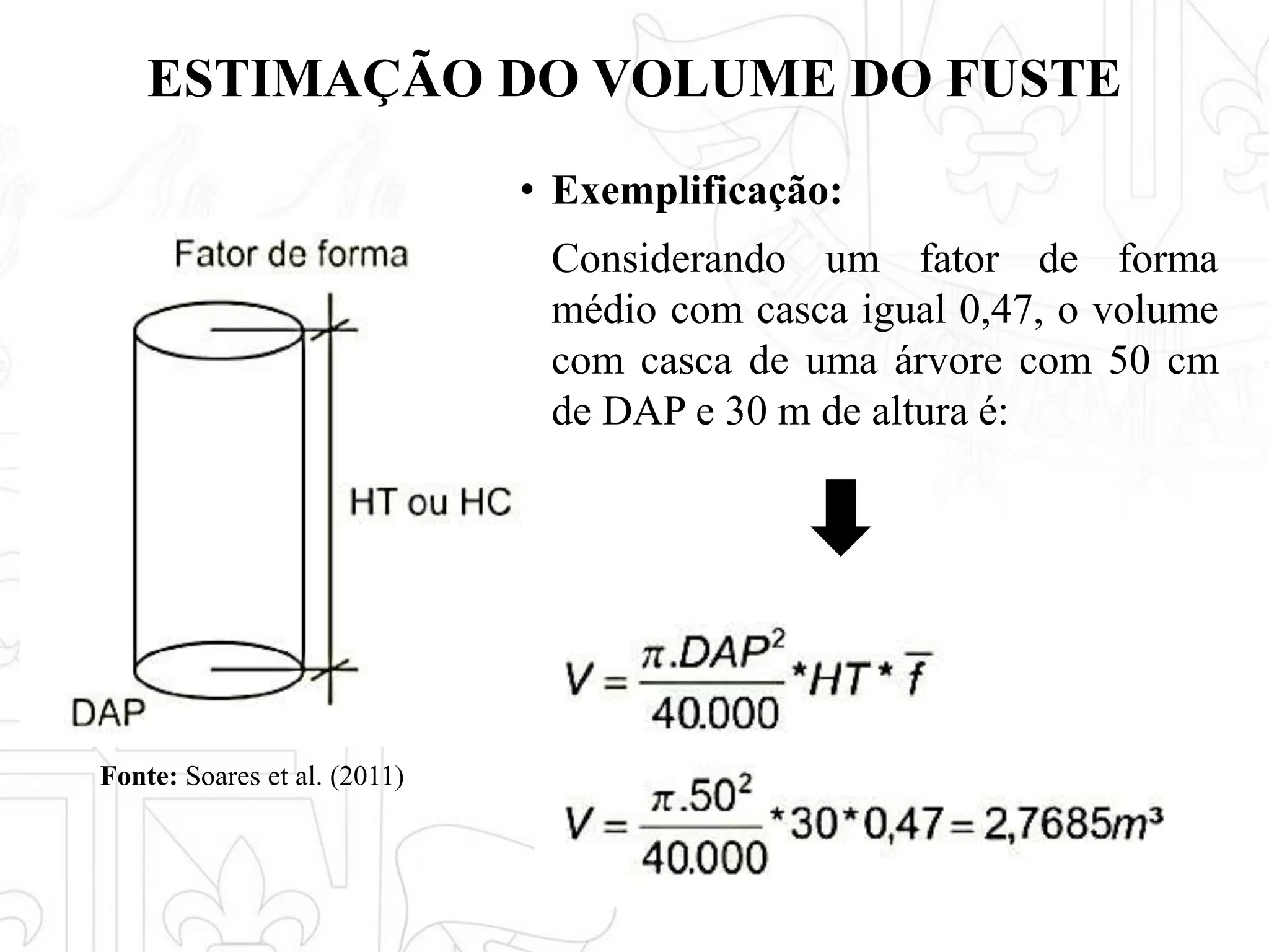 Dendrometria - Medidas de Volume de Madeira | PPTX