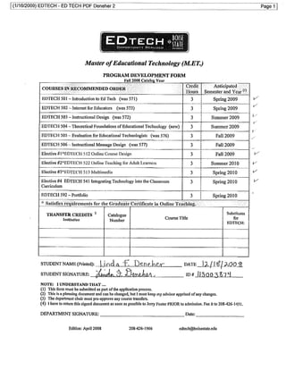 Program Development Form | PDF