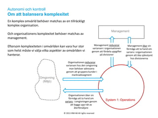 Den fraktala organisationen och the viable system model | PPTX