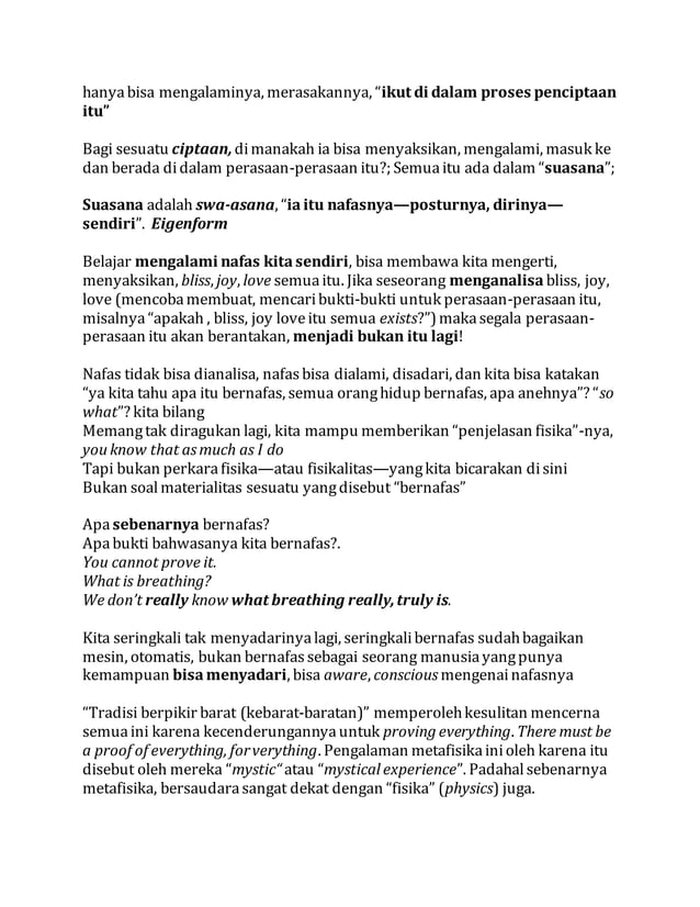 Dengan siapa aku bernafas_metafisikanya bernafas (metaphysics of ...