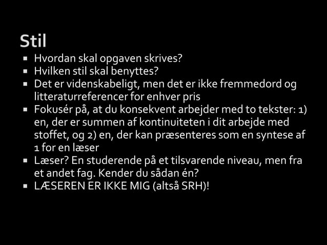 Den Gode Opgave | PPT