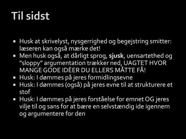 Den Gode Opgave | PPT