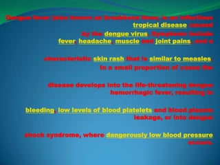 Dengue awareness | PPTX