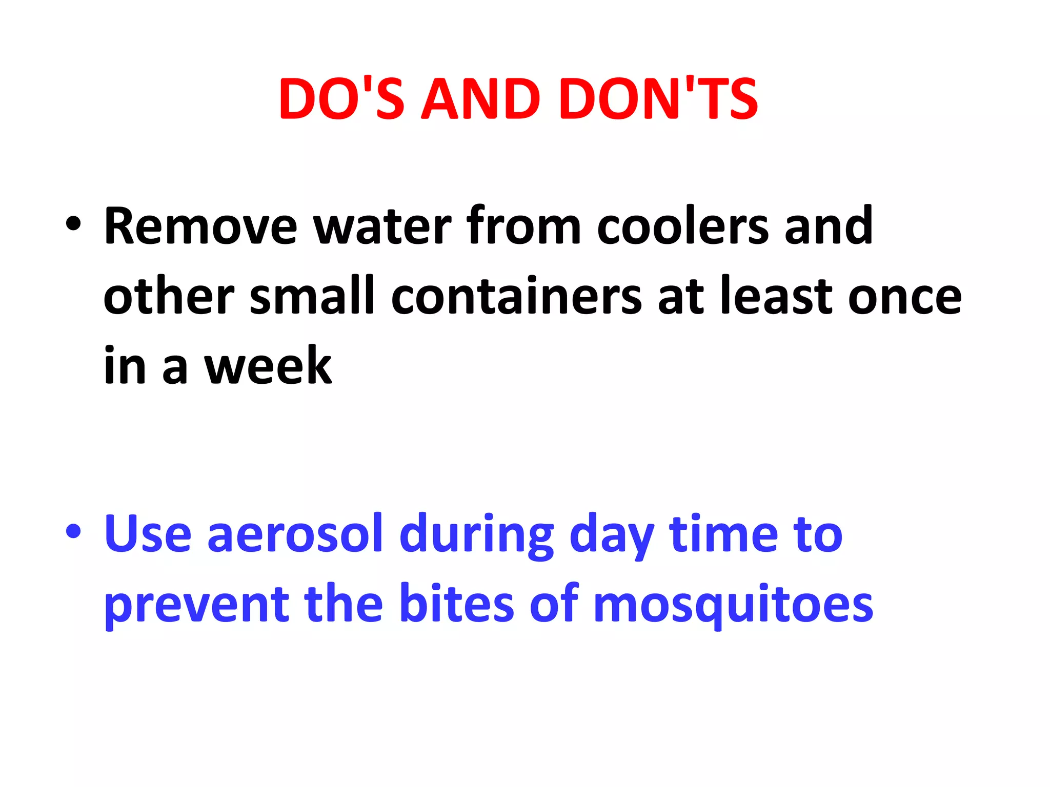 DENGUE CONTROL PROGRAMME-INDIA | PPTX