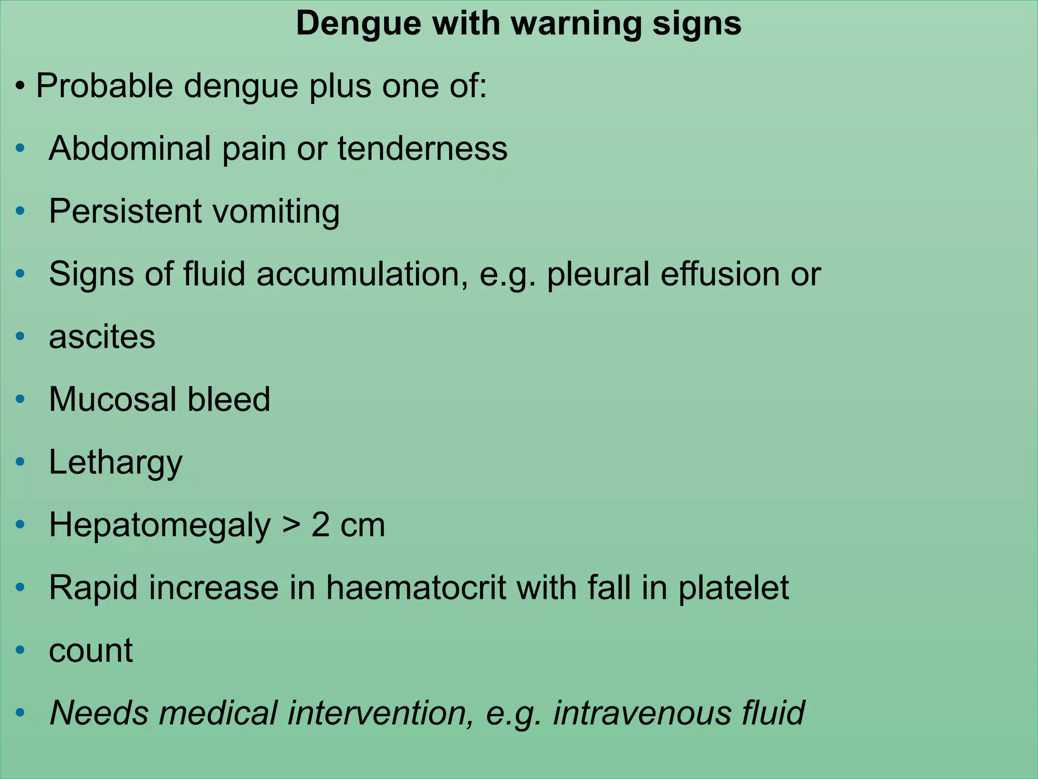 Dengue, DENGUE FEVER, DHS | PPTX