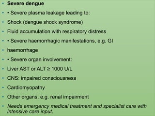 Dengue, DENGUE FEVER, DHS | PPTX