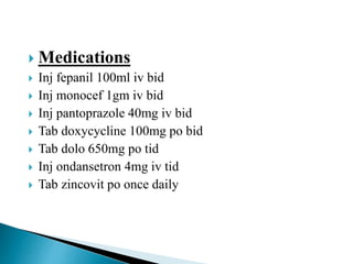 case prensentation on Dengue and thrombocytopenia | PPTX