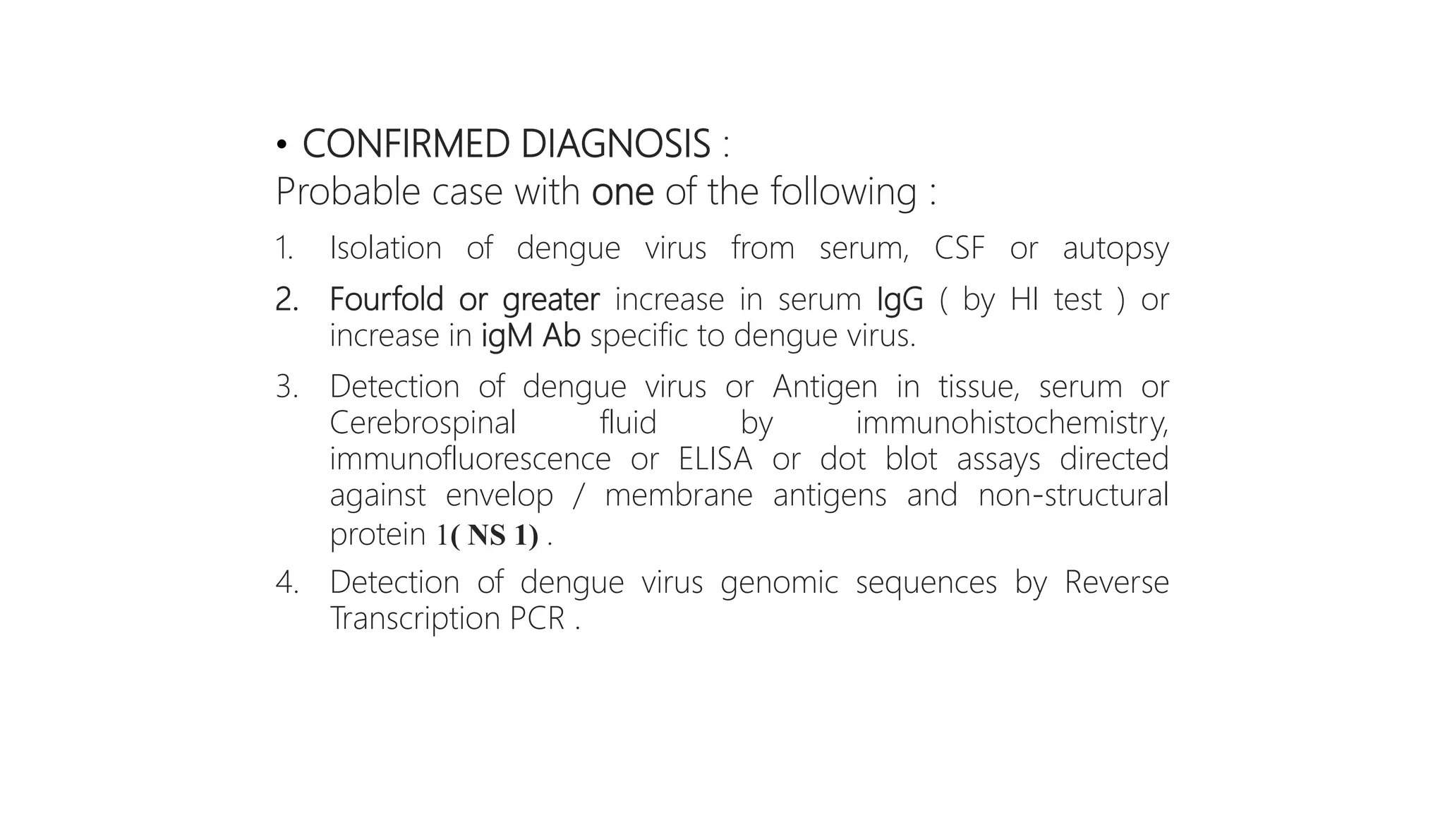 Dengue Fever - Brief Description, Diagnosis and Management | PPTX