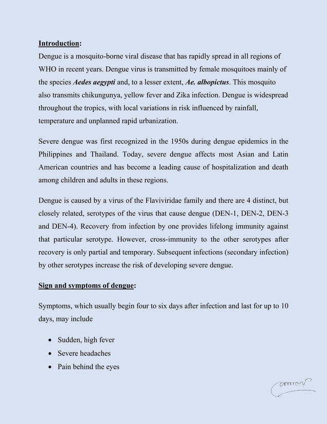 Dengue | PDF
