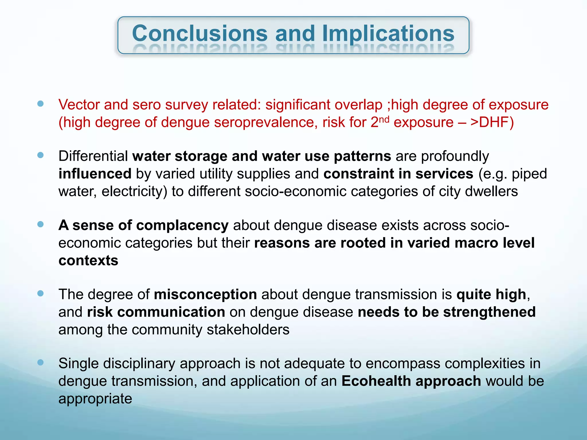 Dengue Transmission and Risk Factors in Dhaka, Bangladesh | PPTX