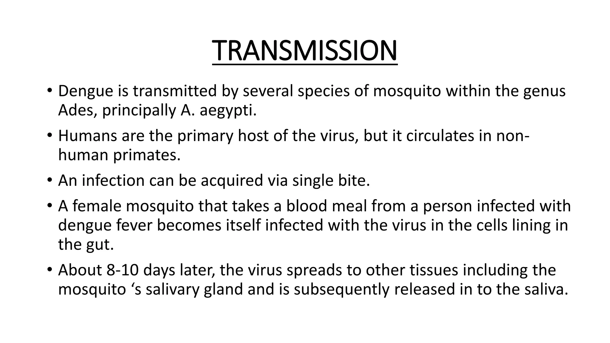 Dengue, DHF, DSS, prevention, prognosis and its management | PPTX