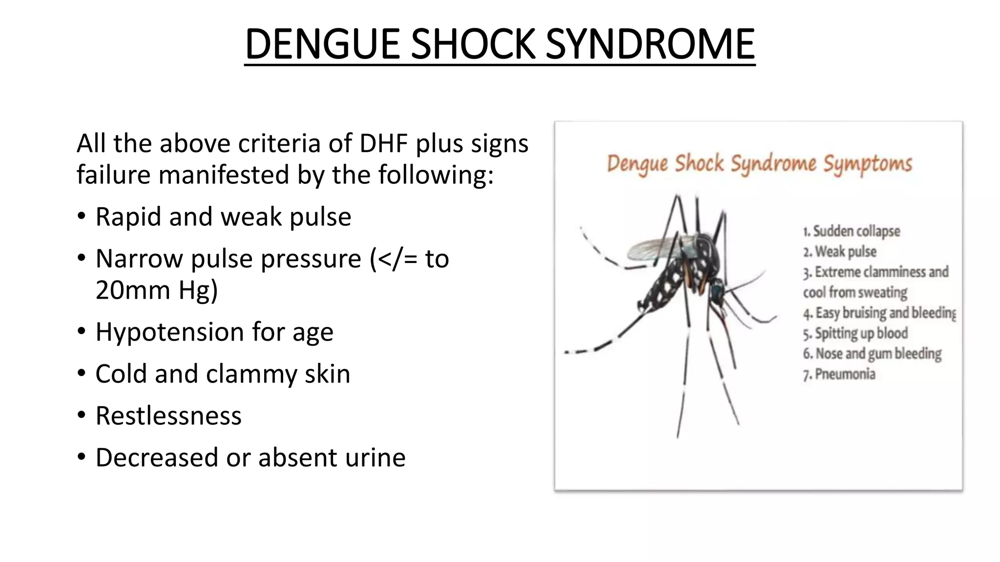 Dengue, DHF, DSS, PREVENTION, MANAGEMENT, TREATMENT | PPTX