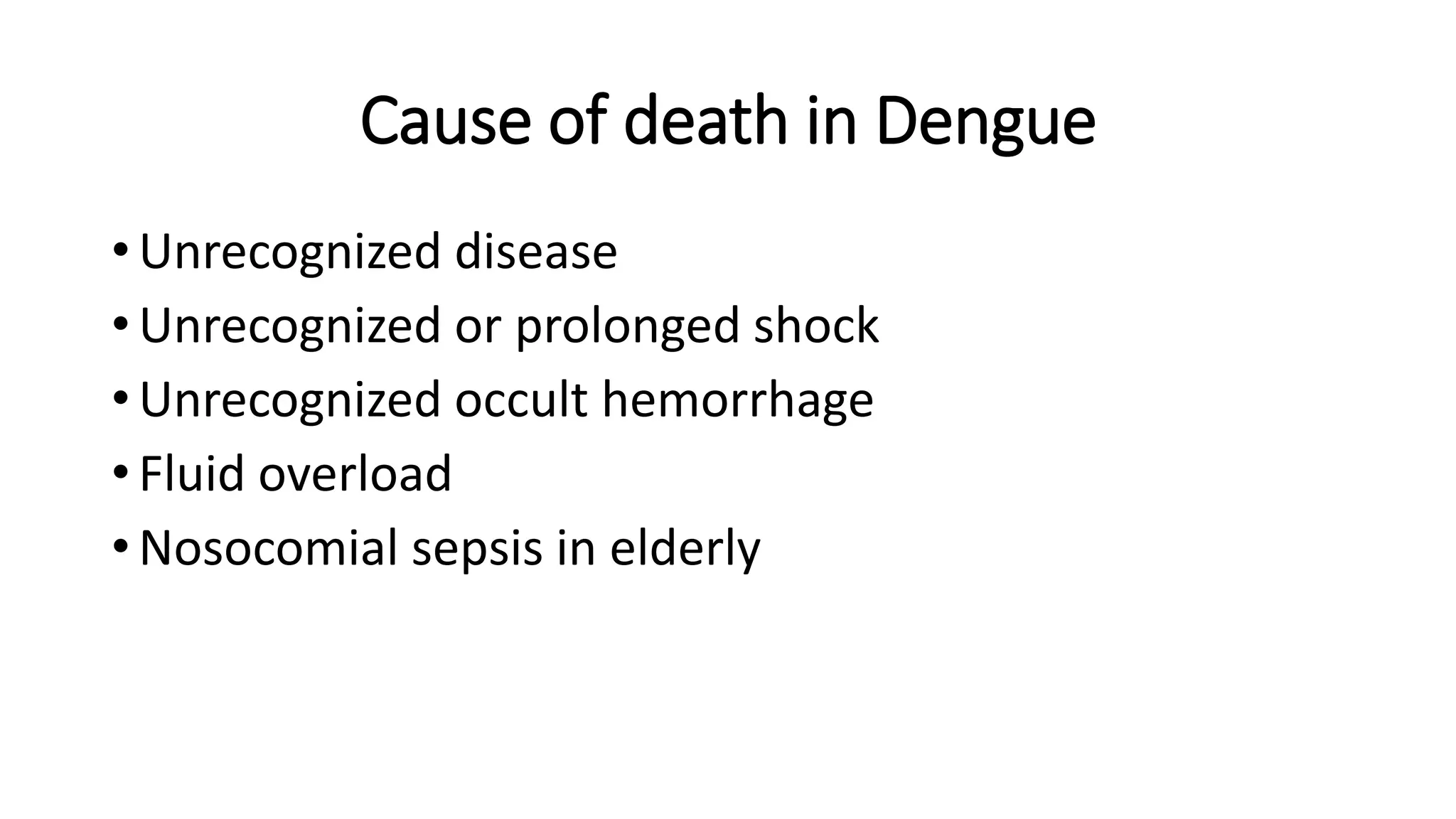 DENGUE - classification, symptoms and treatment | PPTX