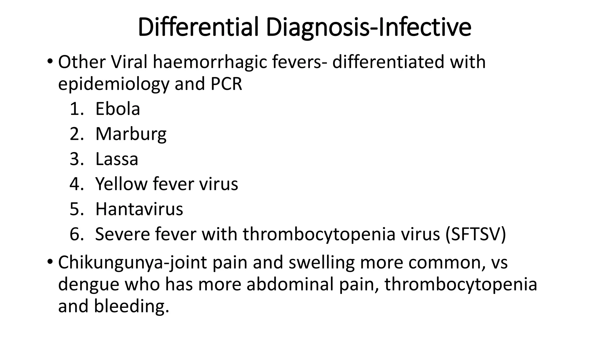 DENGUE - classification, symptoms and treatment | PPTX