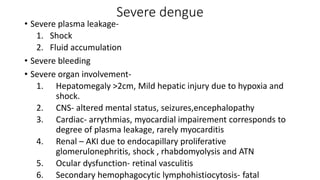 DENGUE - classification, symptoms and treatment | PPTX