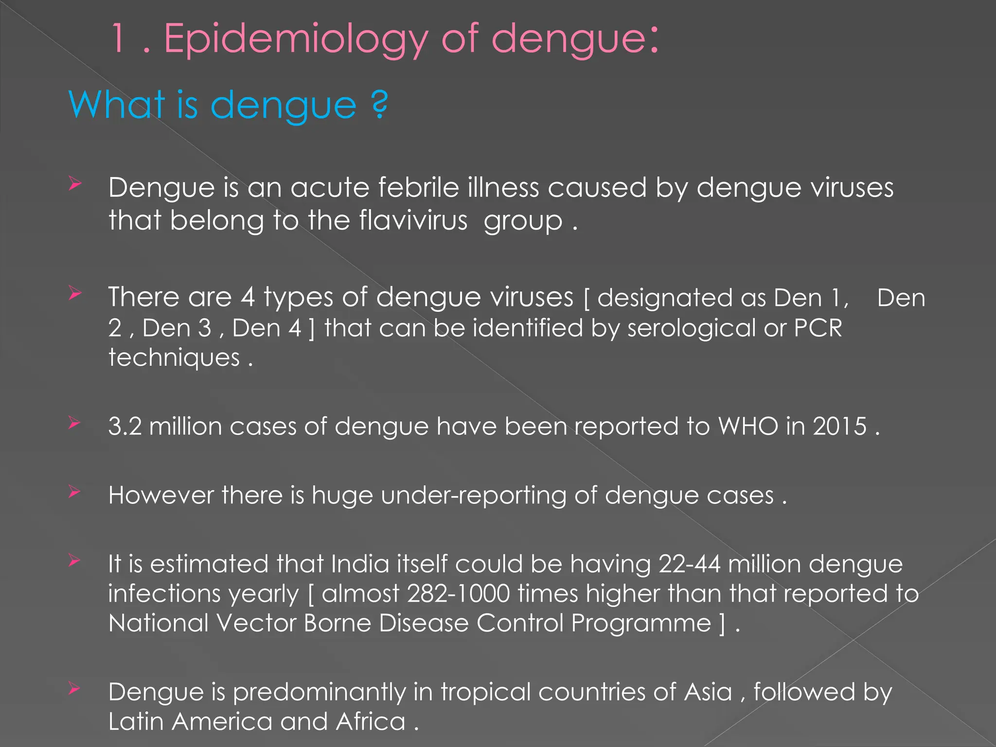 Dengue disease medical symptoms treatment | PPTX | Infectious Diseases ...