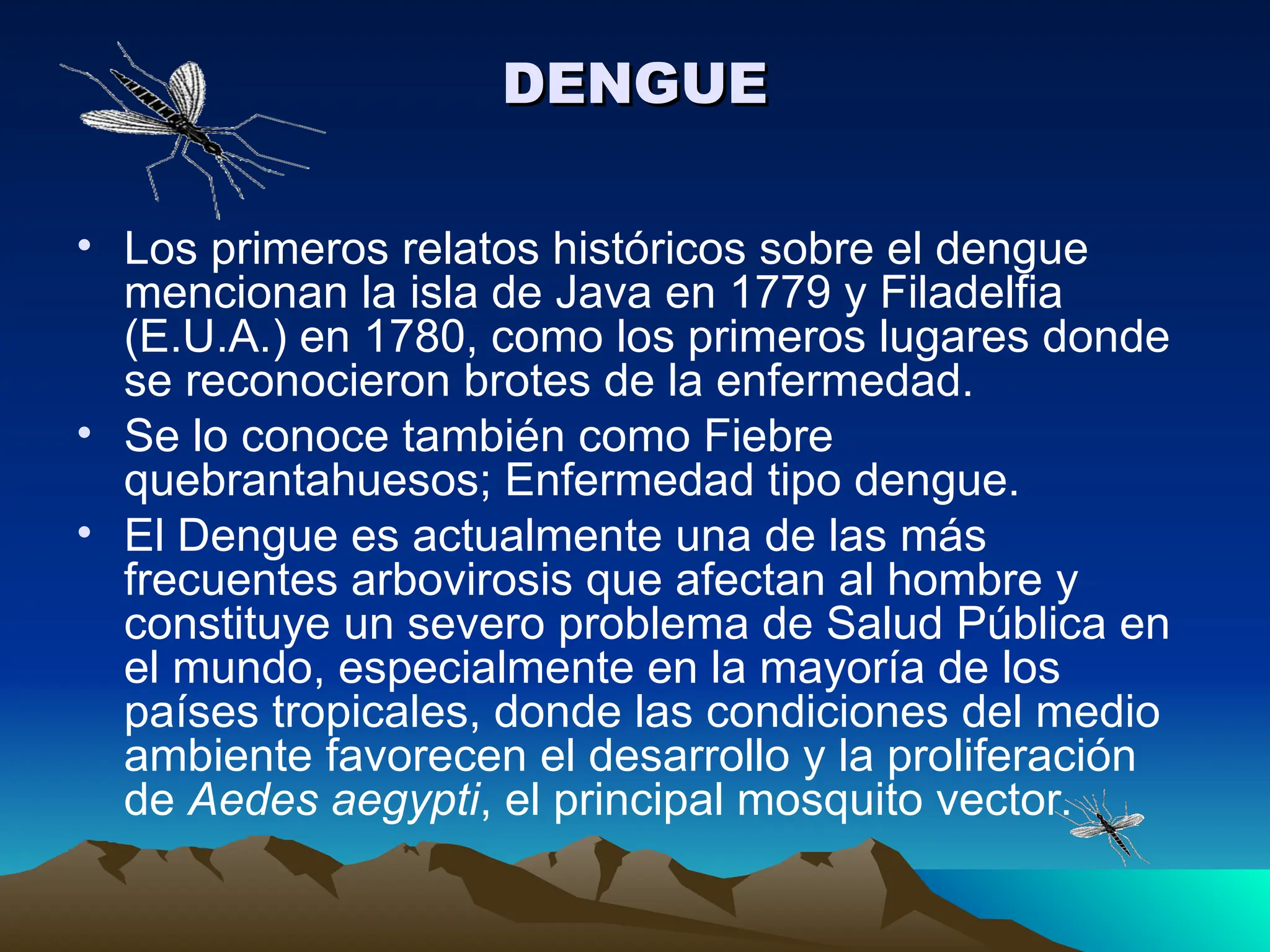 DENGUE virus del dengue etiologia, patogenia, tipos de dengue ...