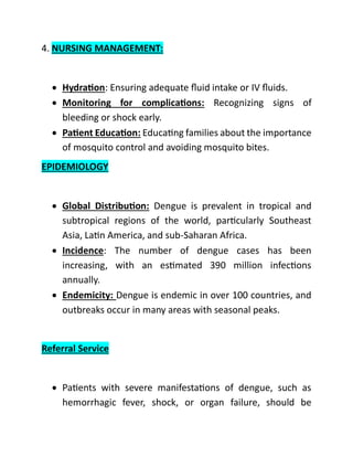 DENGUE VIRUS INTRODUCTION AND TYPES OF DENGU | PDF
