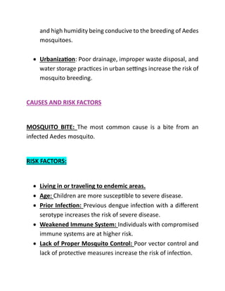DENGUE VIRUS INTRODUCTION AND TYPES OF DENGU | PDF