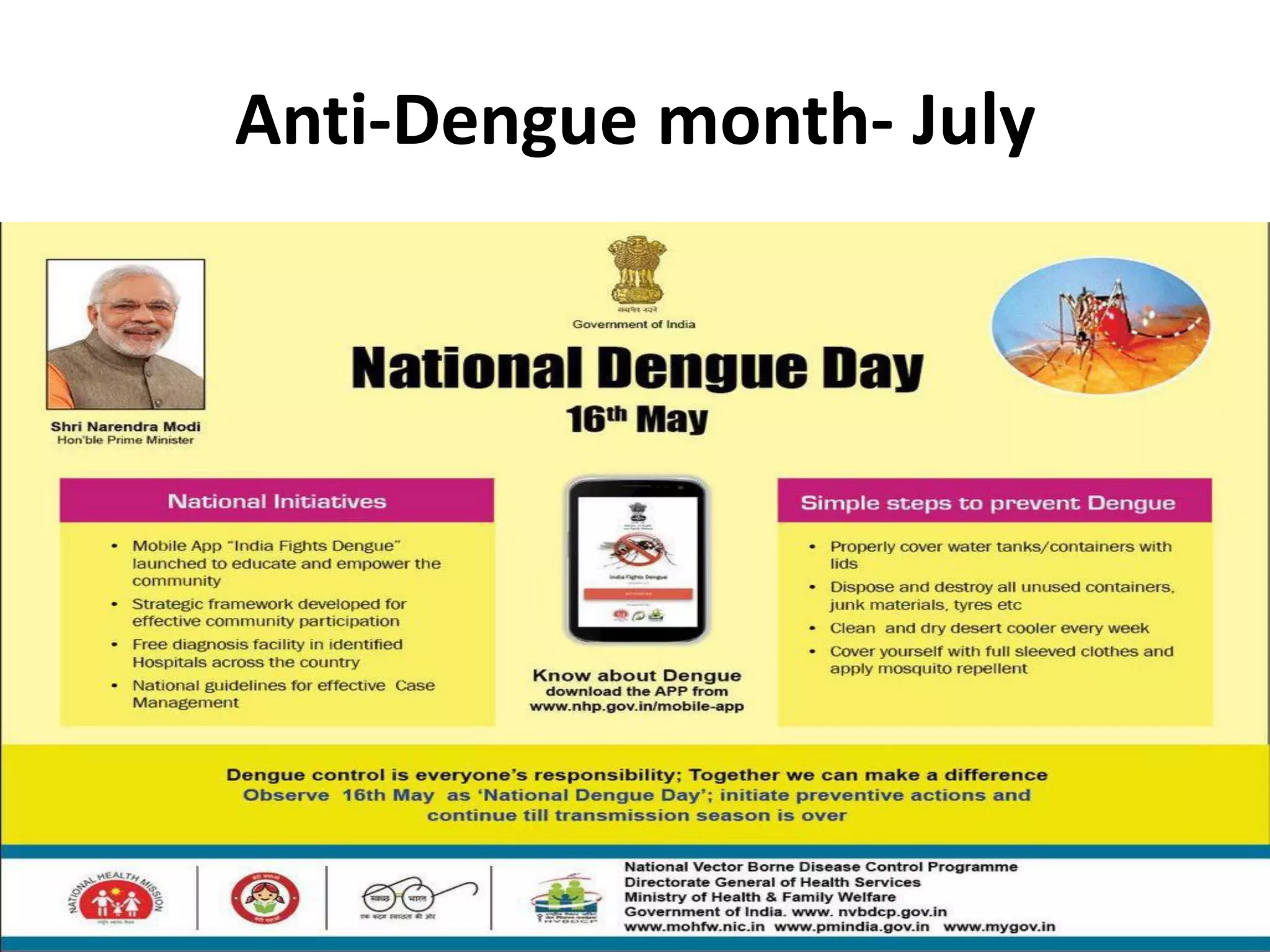 Dengue prevention & control | PDF | Infectious Diseases | Diseases and ...