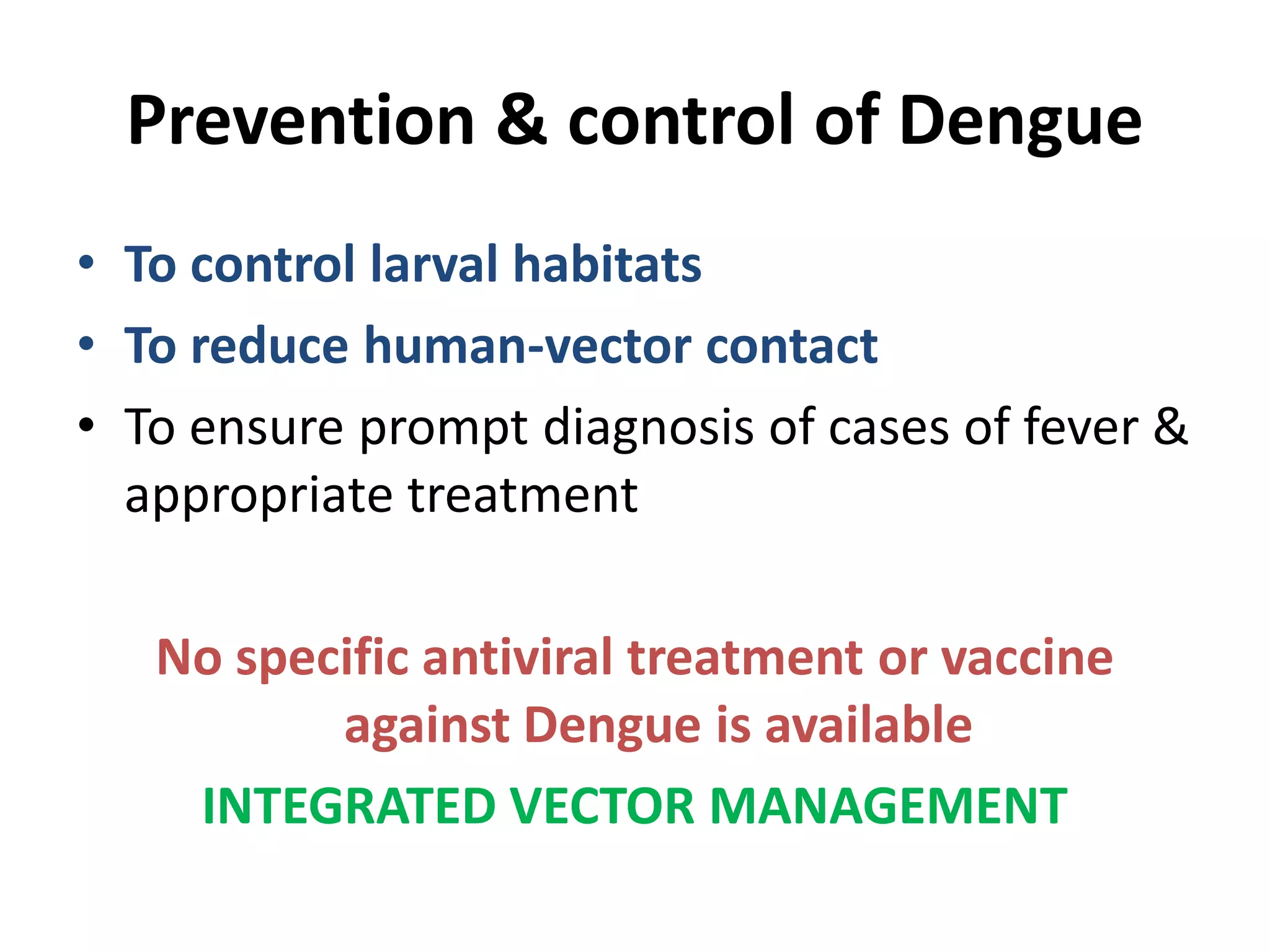 Dengue prevention & control | PDF