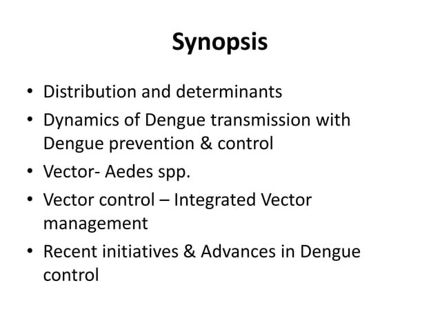 Dengue prevention & control | PDF | Infectious Diseases | Diseases and ...