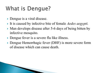 Dengue introduction | PPTX