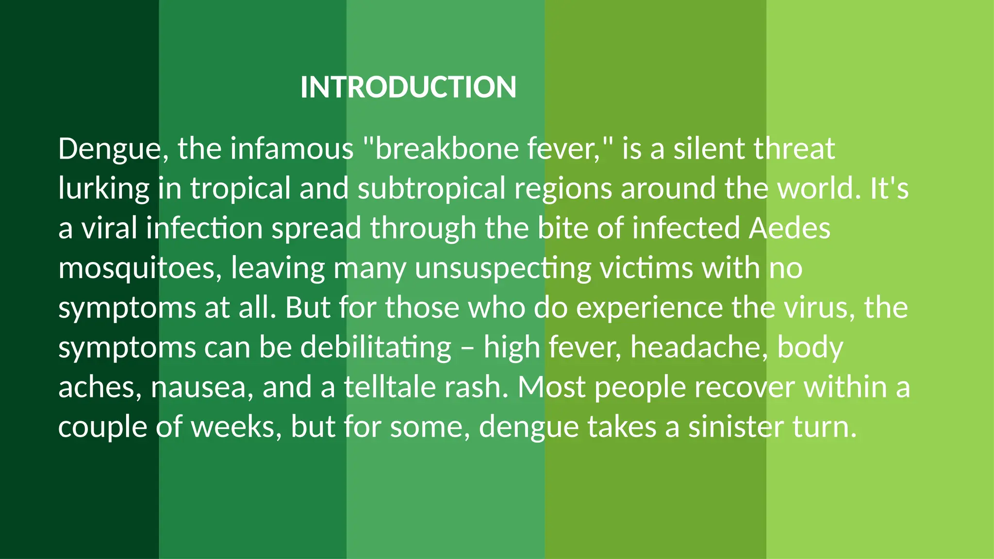 Dengue case presentation case presentation | PPTX