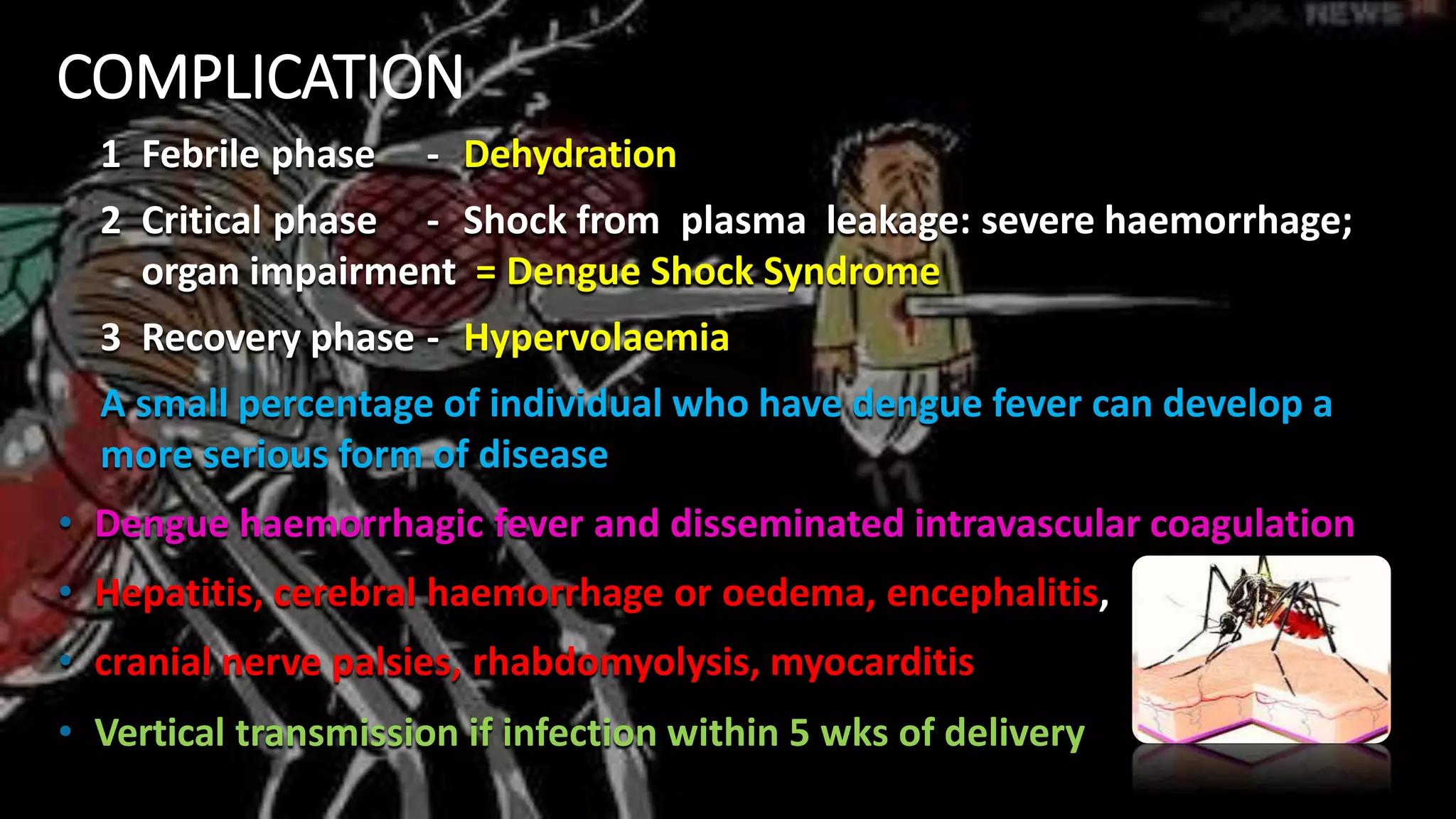 Dengue, dengue hemorrhagic fever, dengue shock syndrome | PPTX