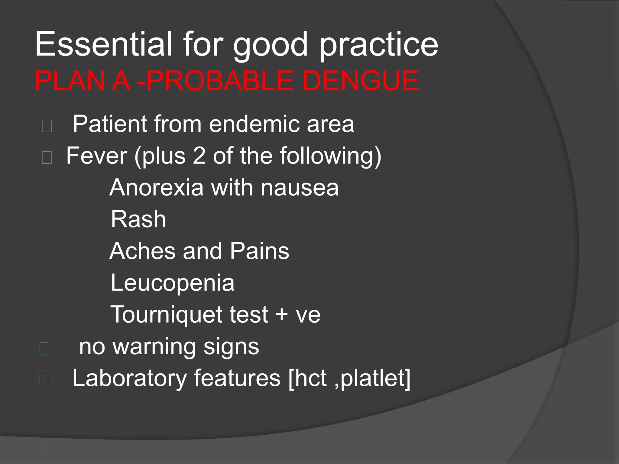 Dengue dos and donts | PPTX | First Aid | Injuries