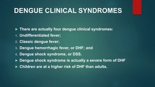 DENGUE | PPTX | Infectious Diseases | Diseases and Conditions