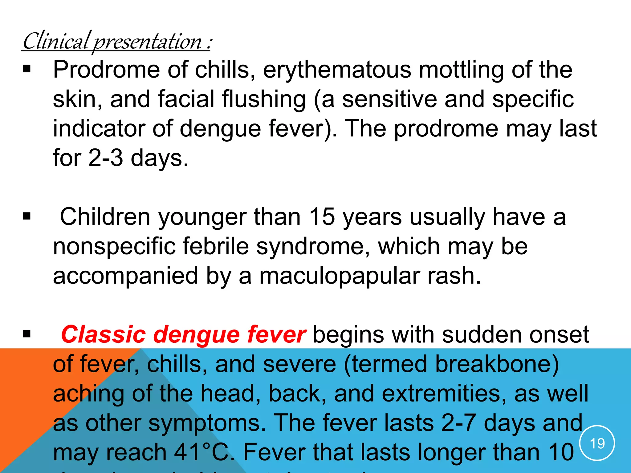 Dengue fever presentation | PPTX