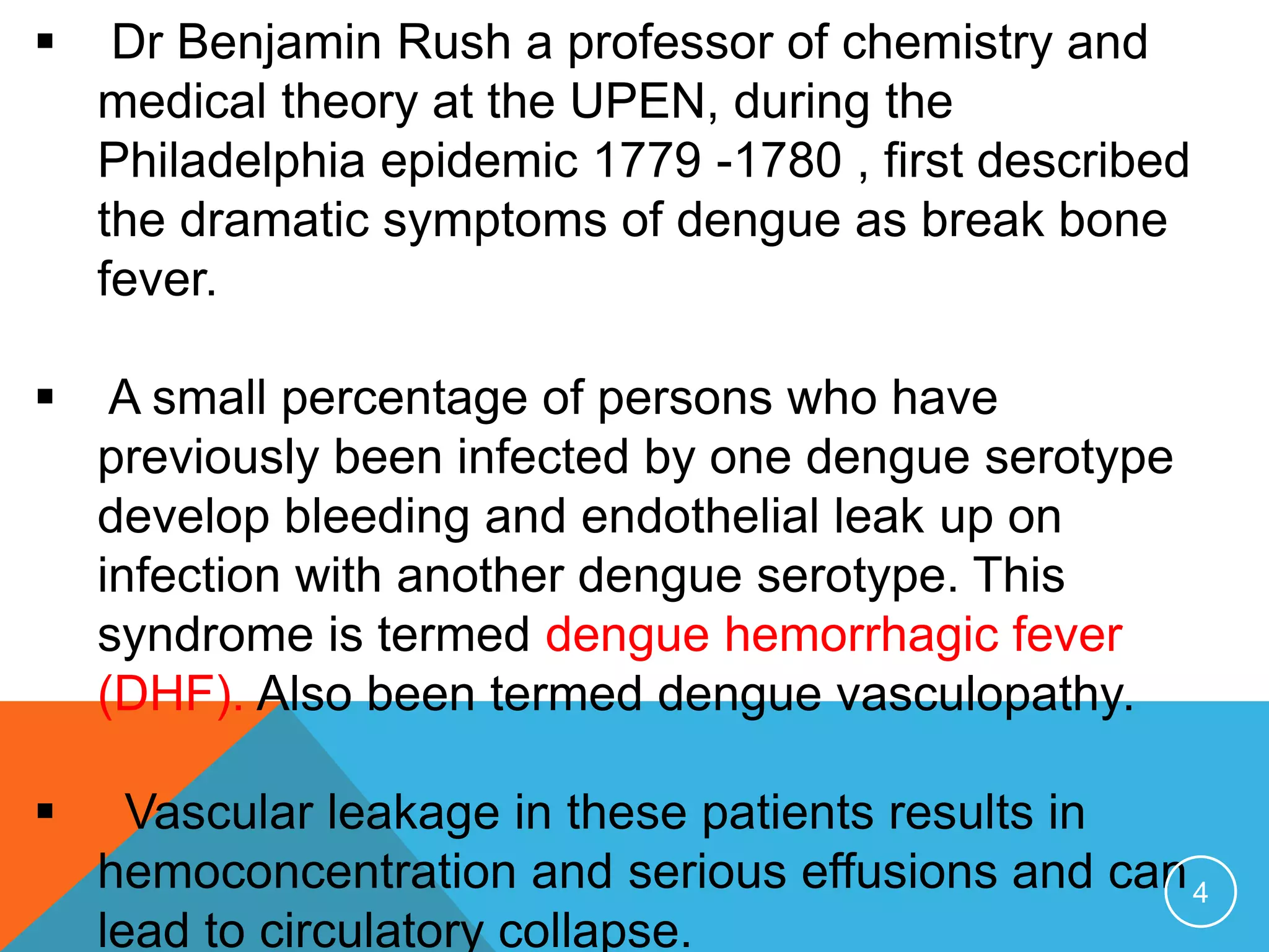 Dengue fever presentation | PPTX