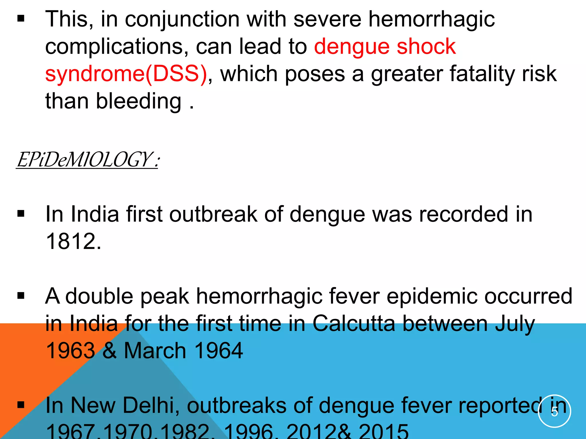Dengue fever presentation | PPTX
