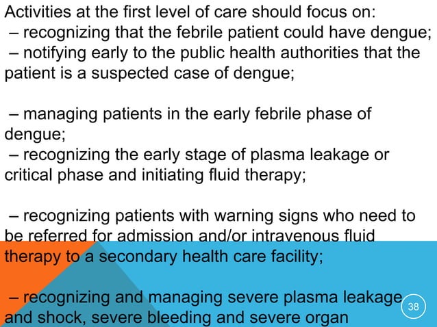 Dengue fever presentation | PPTX | Infectious Diseases | Diseases and ...