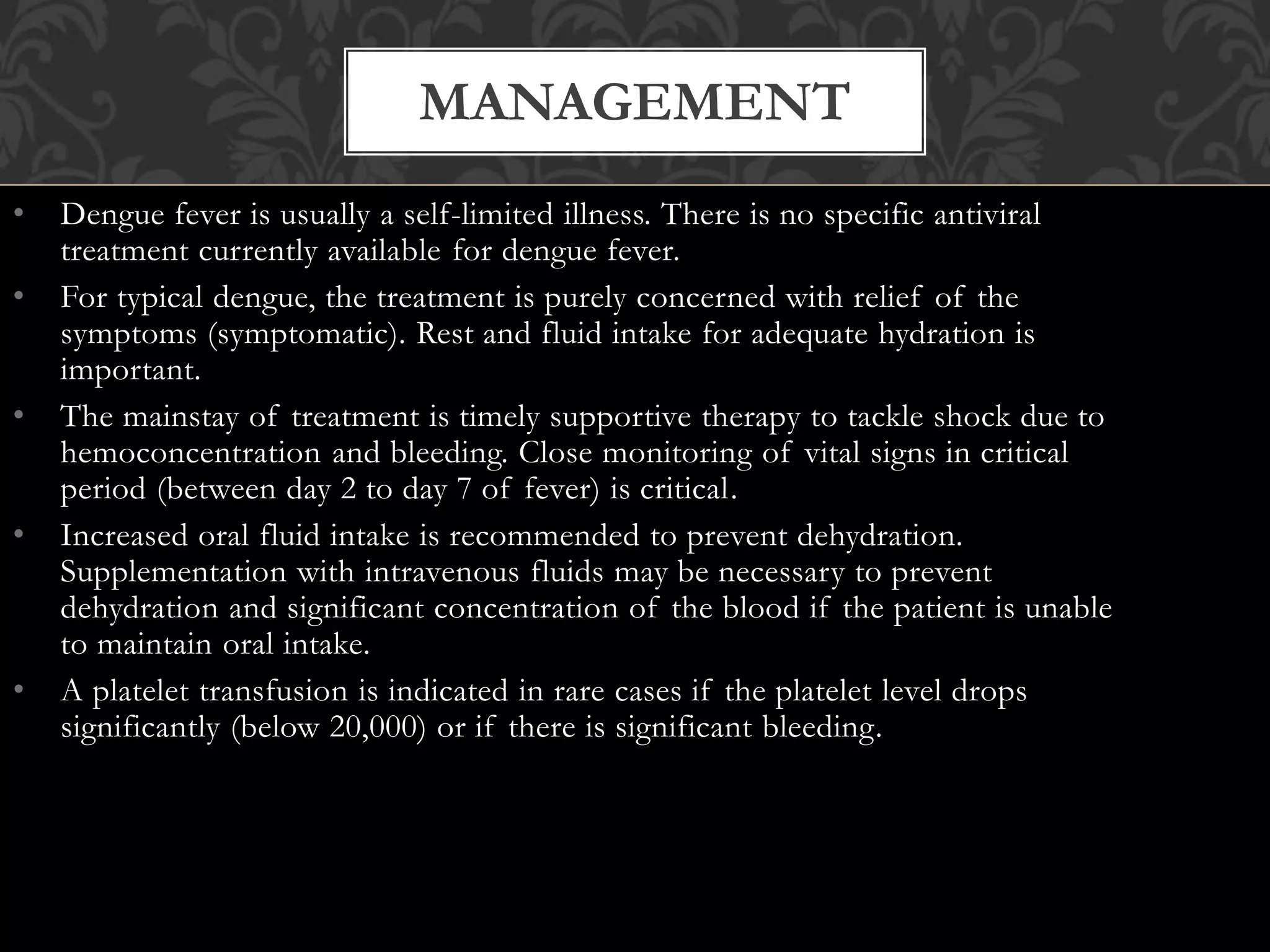Dengue fever | PPTX