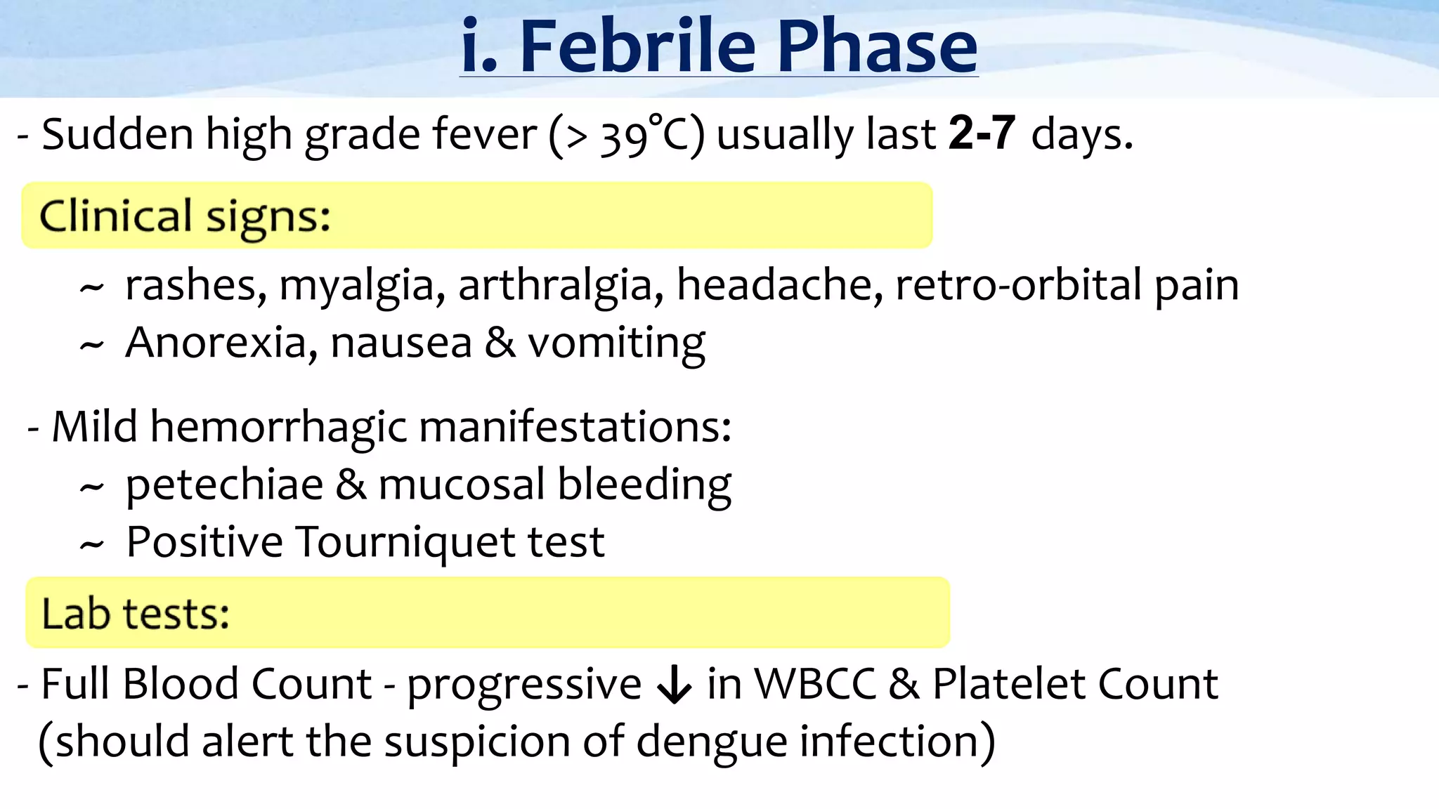 Dengue fever for nurses | PPTX