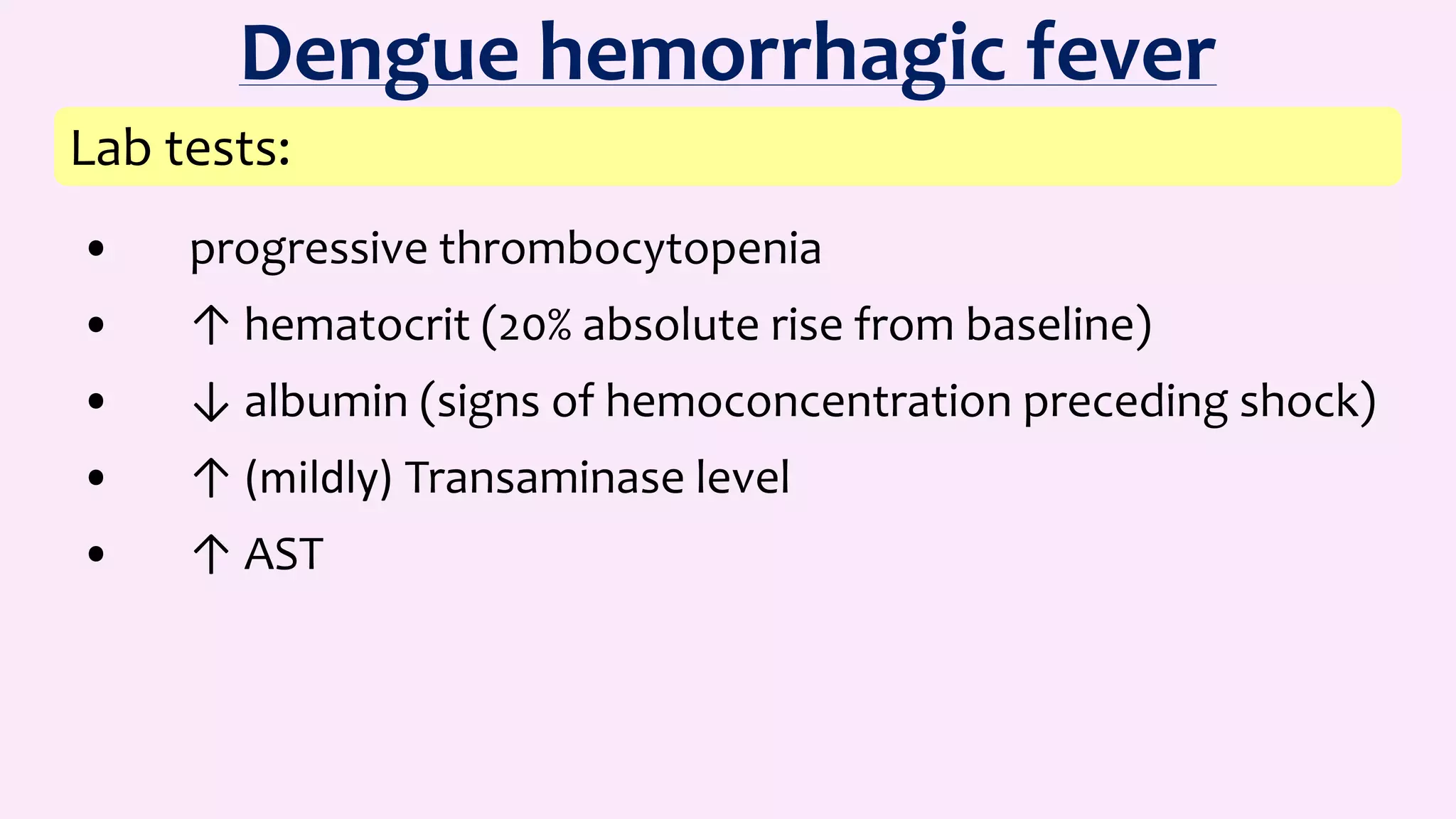 Dengue fever for nurses | PPTX