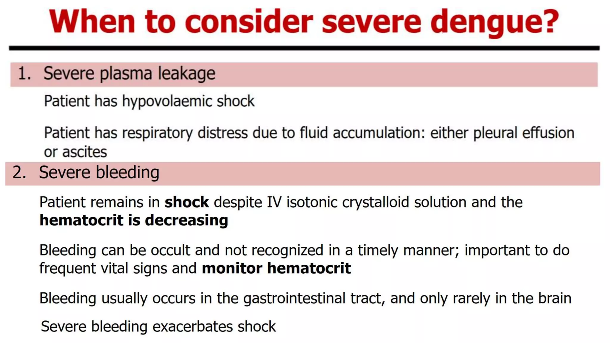 Dengue fever for nurses | PPTX