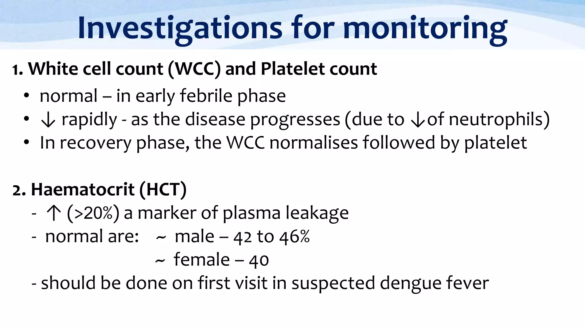 Dengue fever for nurses | PPTX