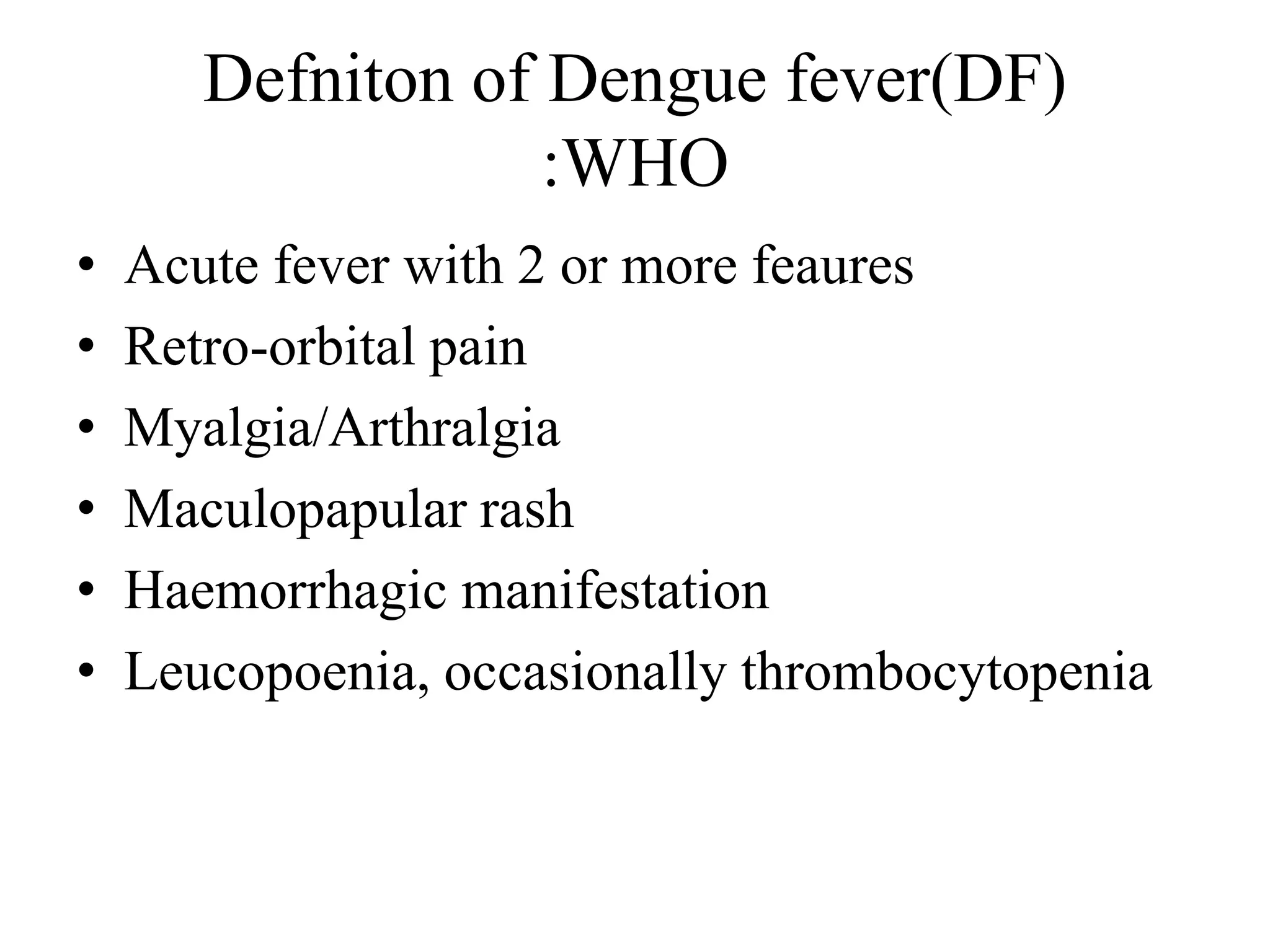 Dengue fever | PPTX