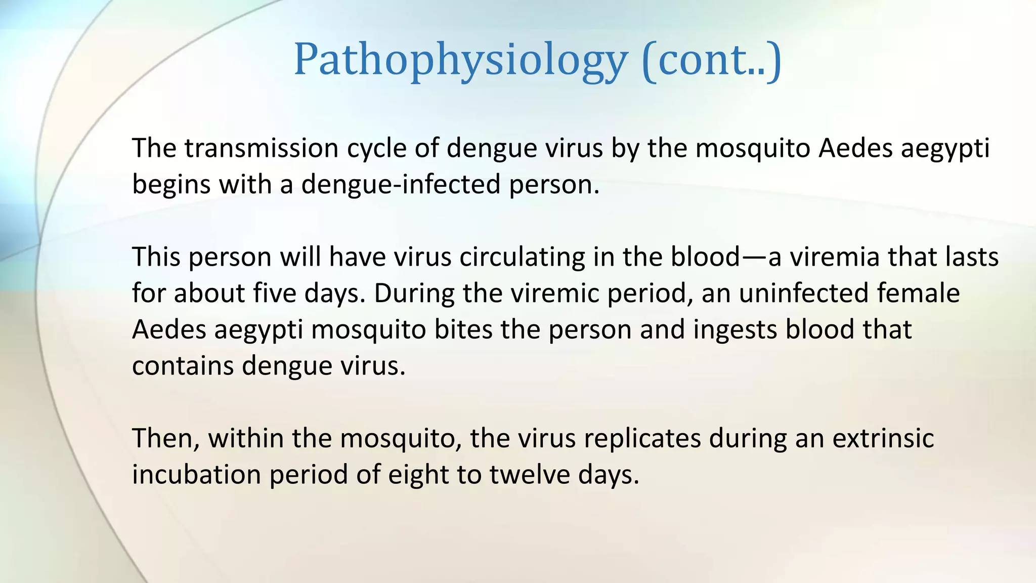 Dengue fever- a medical study ( definition, management ,prevention ...
