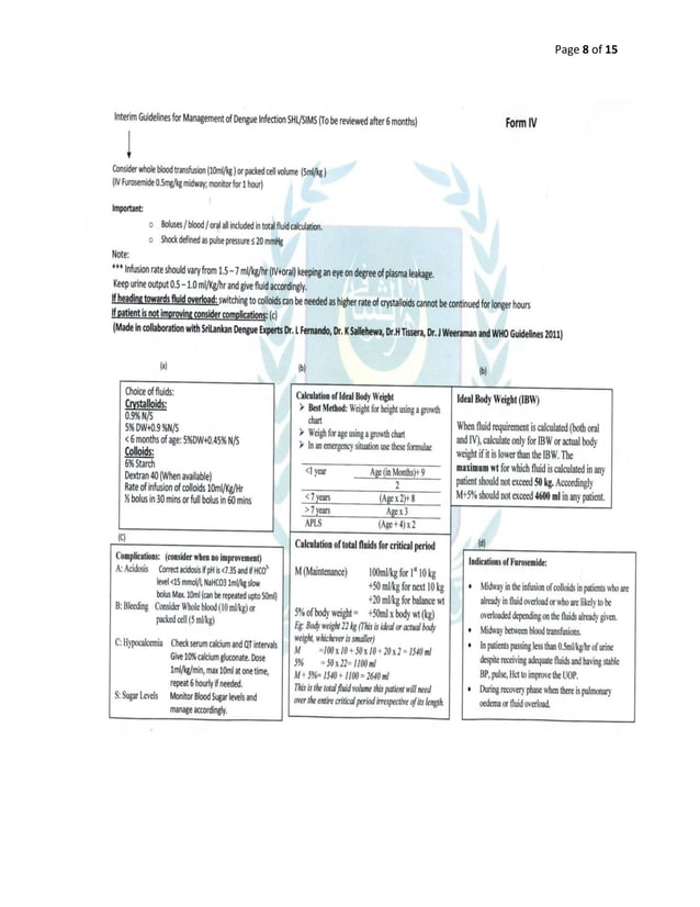 Dengue fever algorithm and charts | PDF | Medical Health