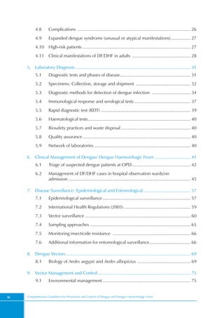 Dengue fever and dhf who 2011 | PDF