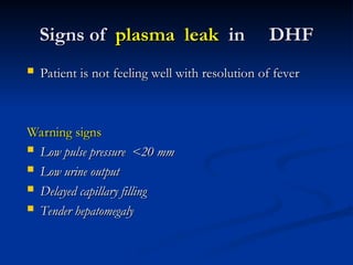 DENGUE FEVER and Its Complicationsby Prof M Ali Khan | PPT