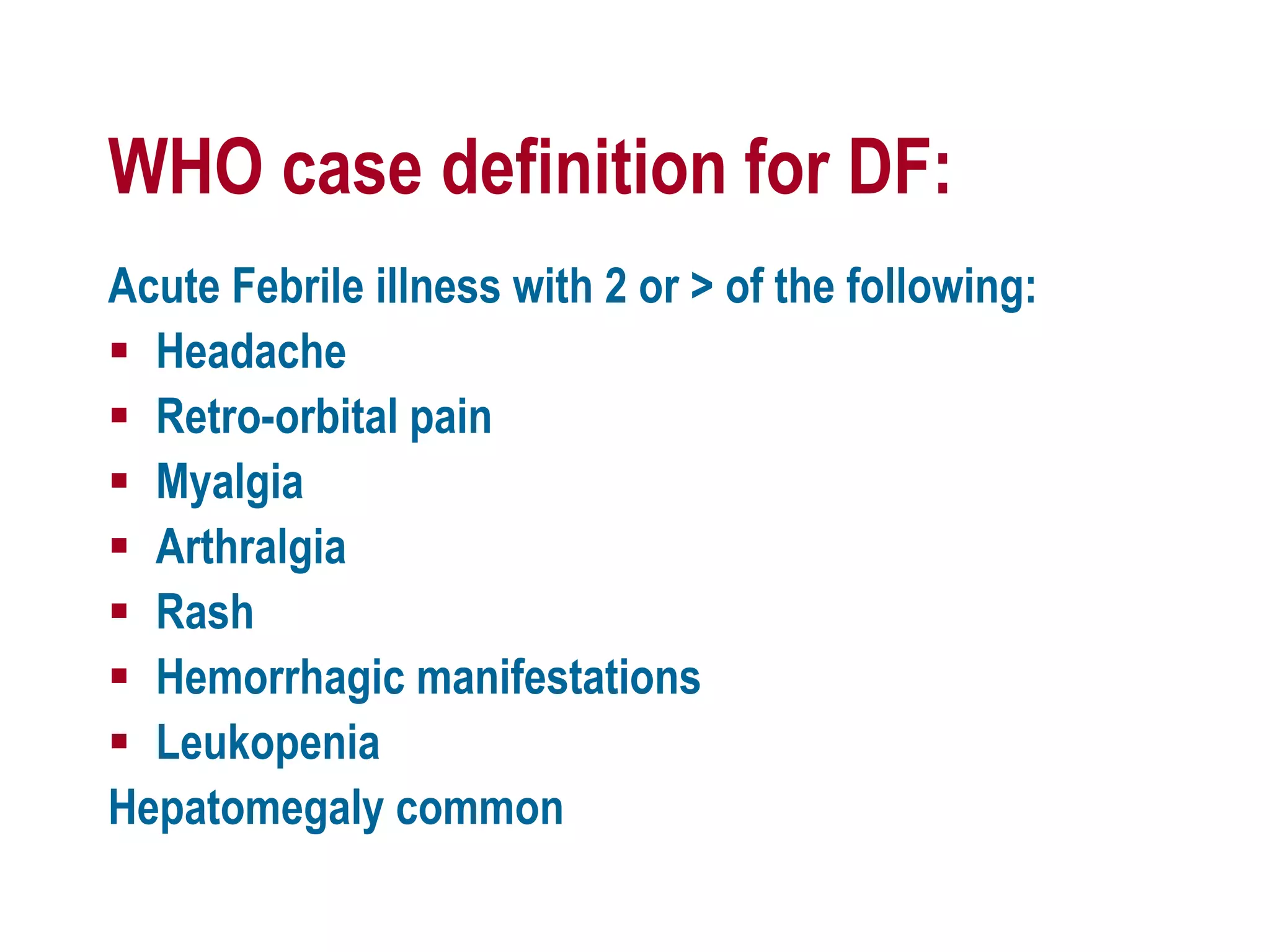 DENGUE_FEVER_&_DHF.ppt | Infectious Diseases | Diseases and Conditions
